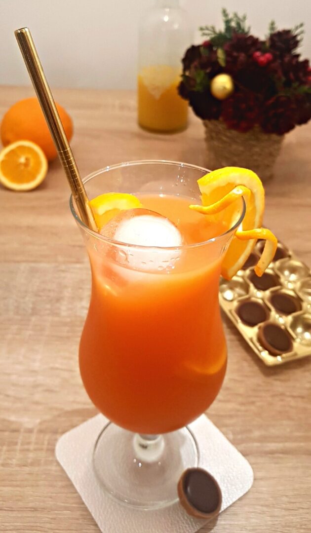 Garibaldi Cocktail Recipe - An Orange Highball - Foodiosity