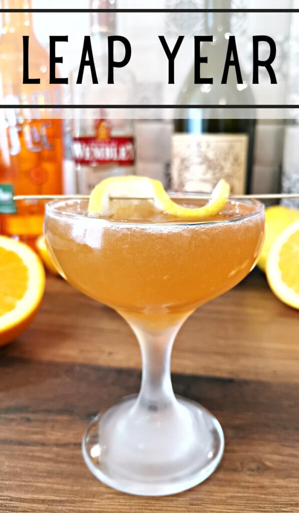 Leap Year Cocktail Recipe - A Gin Sipper Rivaling Martini - Foodiosity