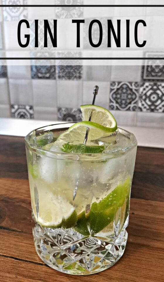 Gin Tonic Cocktail Recipe - Amazingly Simple 2 Ingredient Highball ...