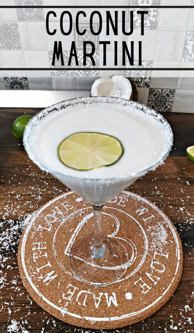 Coconut Martini Cocktail Recipe - Foodiosity