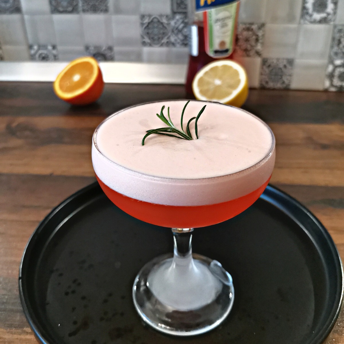Aperol Sour Cocktail Recipe - A Perfect Winter Cocktail - Foodiosity