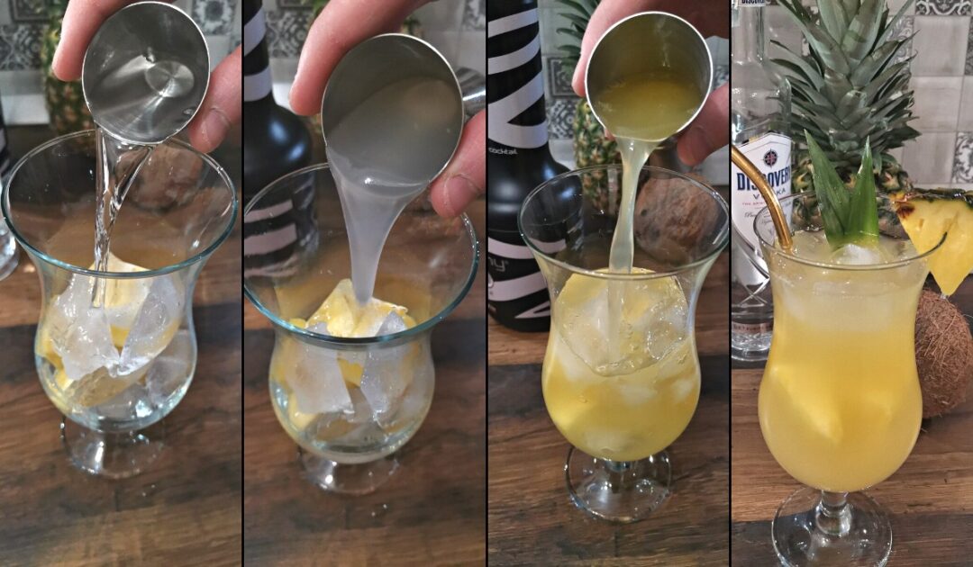 Chi Chi Cocktail Recipe - The Perfect Summer Vodka Cocktail - Foodiosity