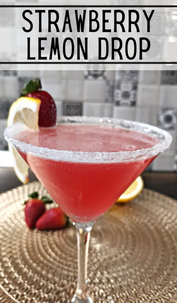 Strawberry Lemon Drop Cocktail Recipe - Foodiosity