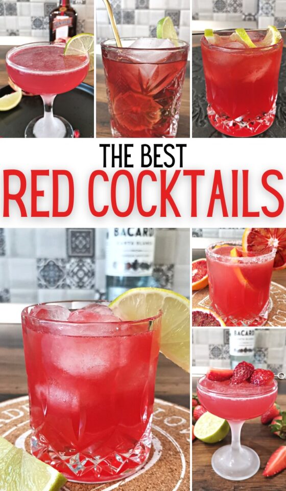 17 Best Red Cocktails To Try Today (Easy & Fruity) - Foodiosity