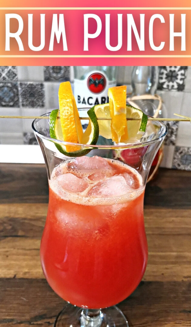 Rum Punch Cocktail Recipe - Foodiosity