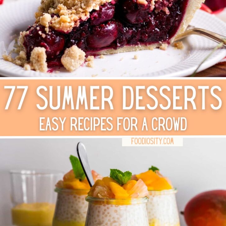 33 Fruit Desserts For Your Summer Parties - Foodiosity