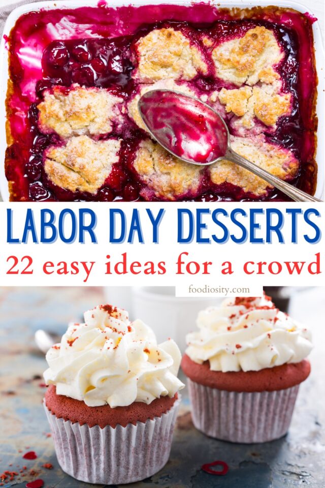 22 Labor Day Desserts - Easy Sweets For A Crowd - Foodiosity