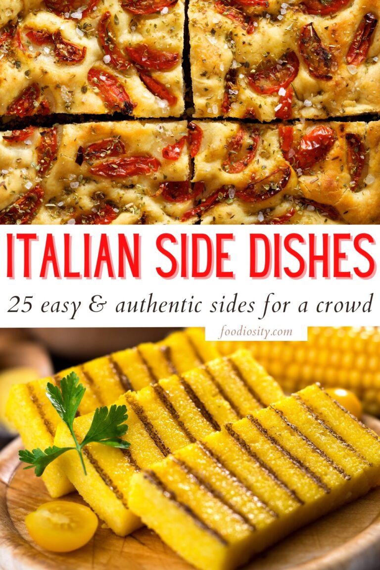 25 Italian Side Dishes - Easy & Authentic Sides For A Crowd - Foodiosity
