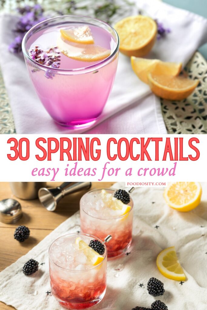 30 Spring Cocktails For A Crowd - Foodiosity