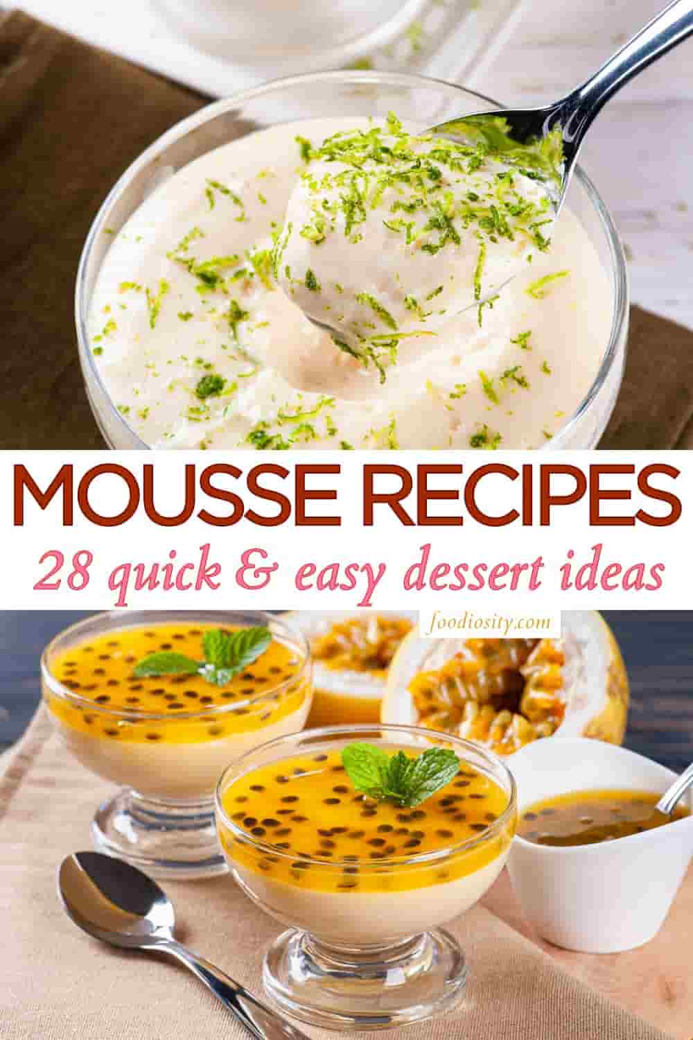28 Mousse Recipes For Dessert - Foodiosity