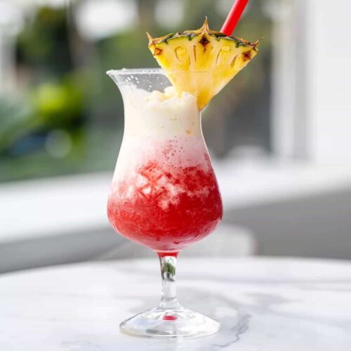 Lava Flow Cocktail - Foodiosity