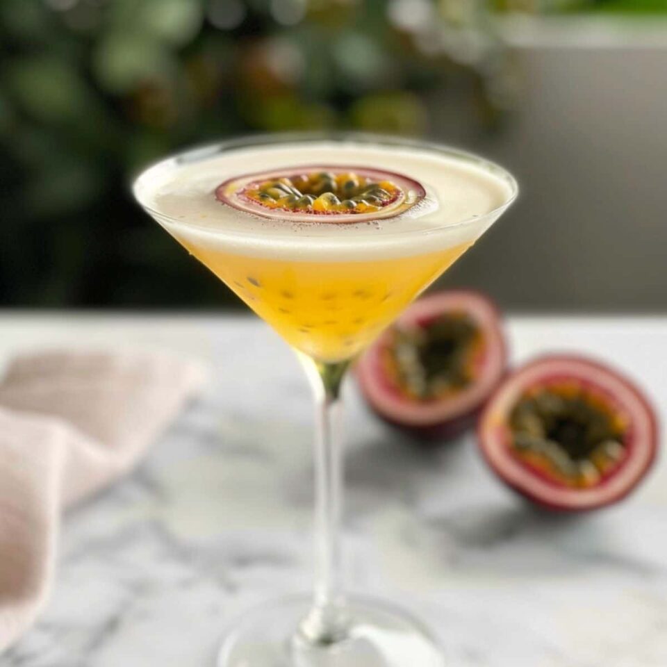 Passion Fruit Martini - Foodiosity