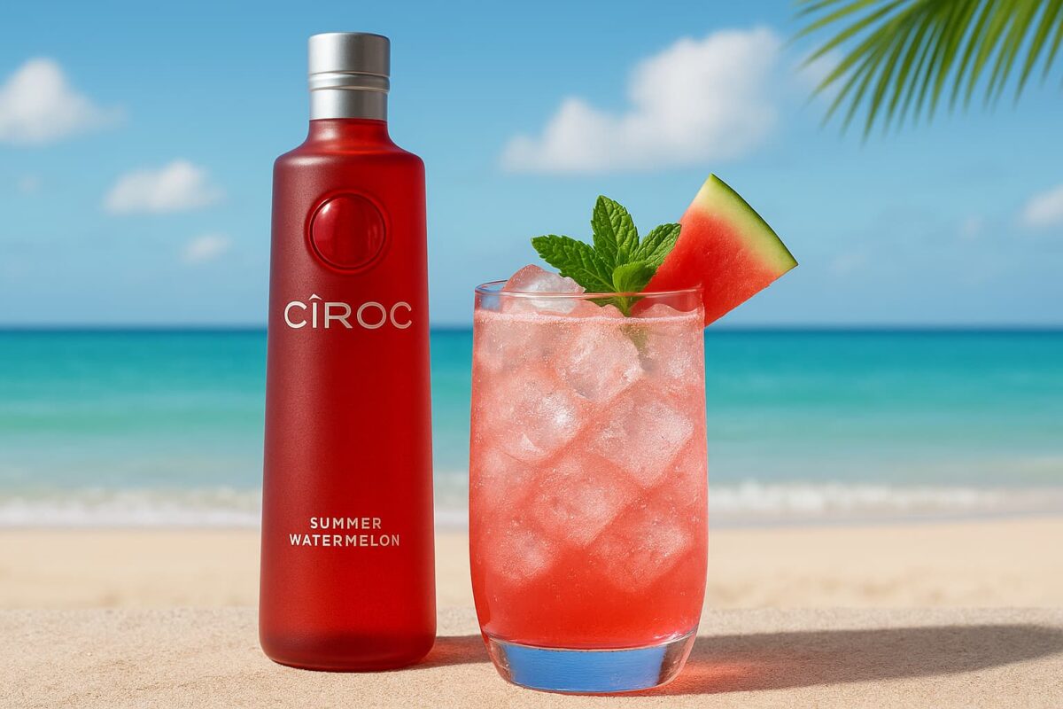Ciroc Summer Watermelon Cocktail Recipe - Summer in a Glass! - Foodiosity