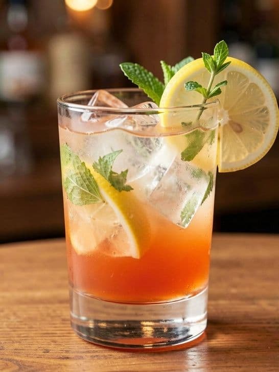 Aperol And Gin Cocktail