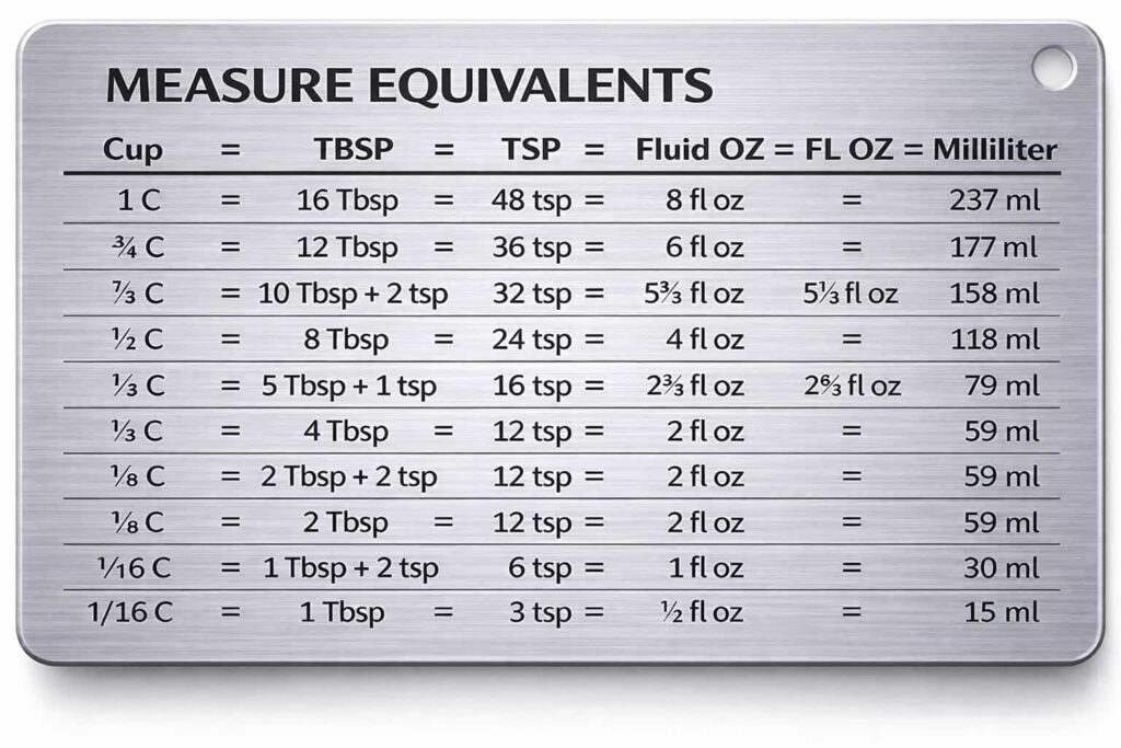 How Many Teaspoons in a Tablespoon? Easy Kitchen Guide - Foodiosity